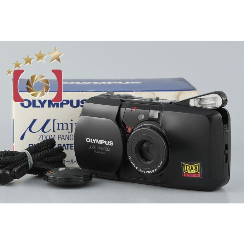 オリンパス 【中古】OLYMPUS μ[mju:] ZOOM PANORAMA コンパクトフィルムカメラ 元箱付き : 中古カメラのファイブスターカメラ - 通販 - Yahoo!ショッピング