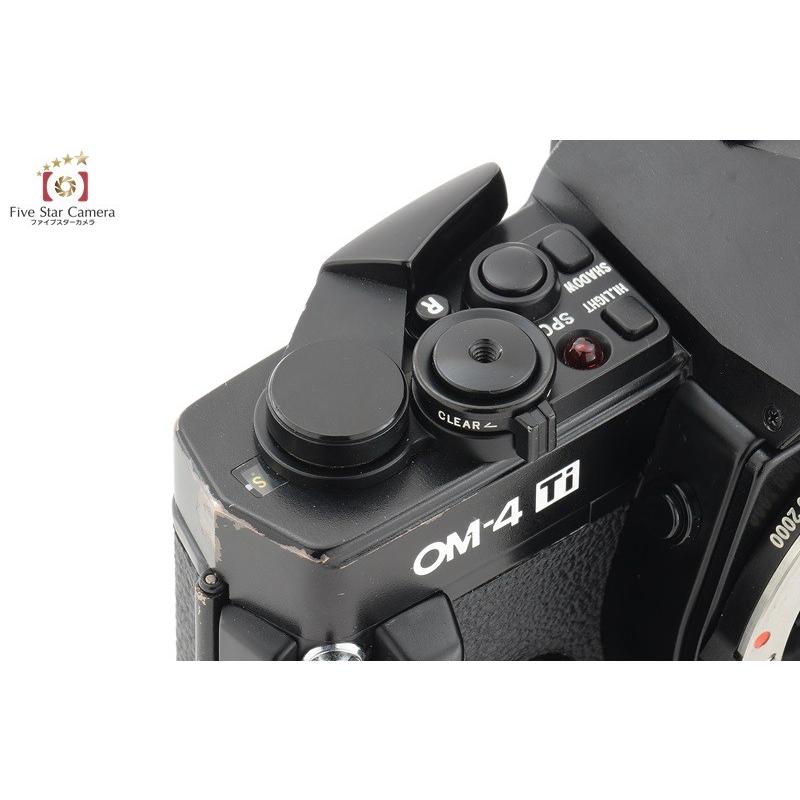 オリンパス 【中古】OLYMPUS OM-4Ti ブラック フィルム一眼レフカメラ : 中古カメラのファイブスターカメラ - 通販 ...