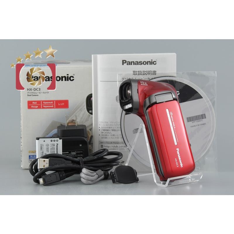 Panasonic（パナソニック） 【中古】Panasonic HX-DC3 レッド デジタルムービーカメラ 元箱付き : 中古カメラの ...