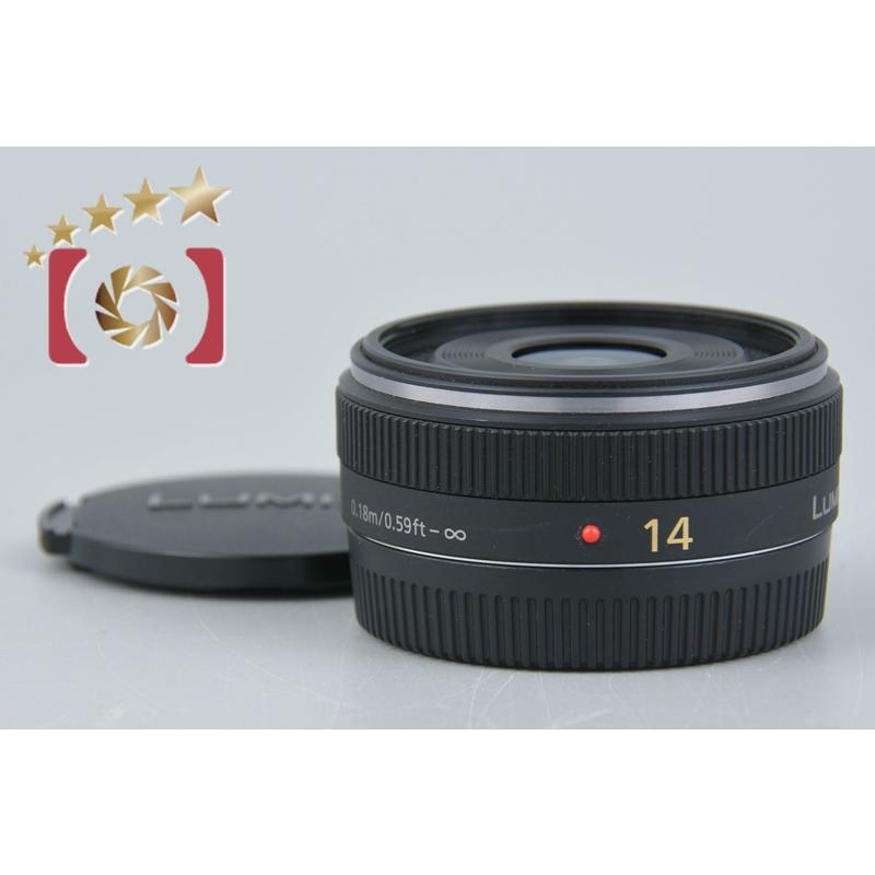 LUMIX 【中古】Panasonic パナソニック G 14mm f/2.5 ASPH. H-H014 : 中古カメラのファイブスターカメラ - 通販 - Yahoo!ショッピング