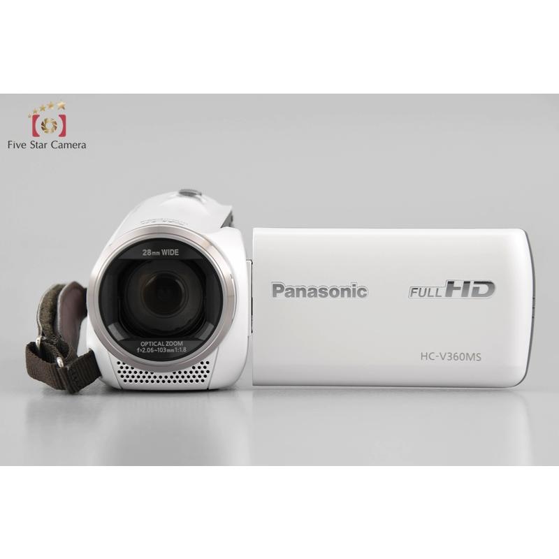 【中古】Panasonic パナソニック HC-V360MS ホワイト デジタルハイビジョンビデオカメラ :panasonic-videocamera-hcv360ms-wh-domestic ...