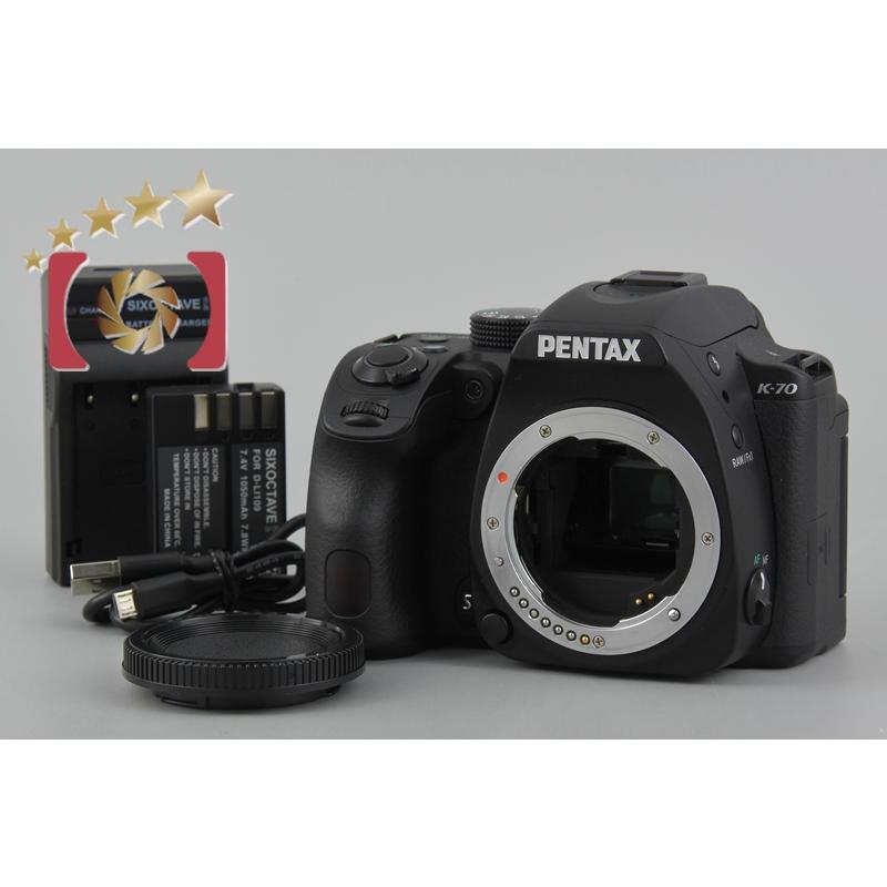 【中古】PENTAX ペンタックス K-70 ブラック デジタル一眼レフカメラ シャッター回数僅少 : pentax-k-70-1209-2- : 中古カメラのファイブスターカメラ - 通販 ...
