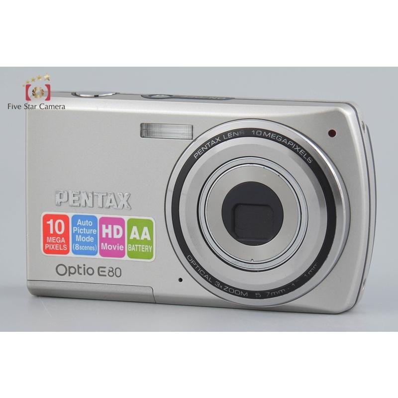 ペンタックス 【中古】PENTAX Optio E80 コンパクトデジタルカメラ : 中古カメラのファイブスターカメラ - 通販 - Yahoo!ショッピング