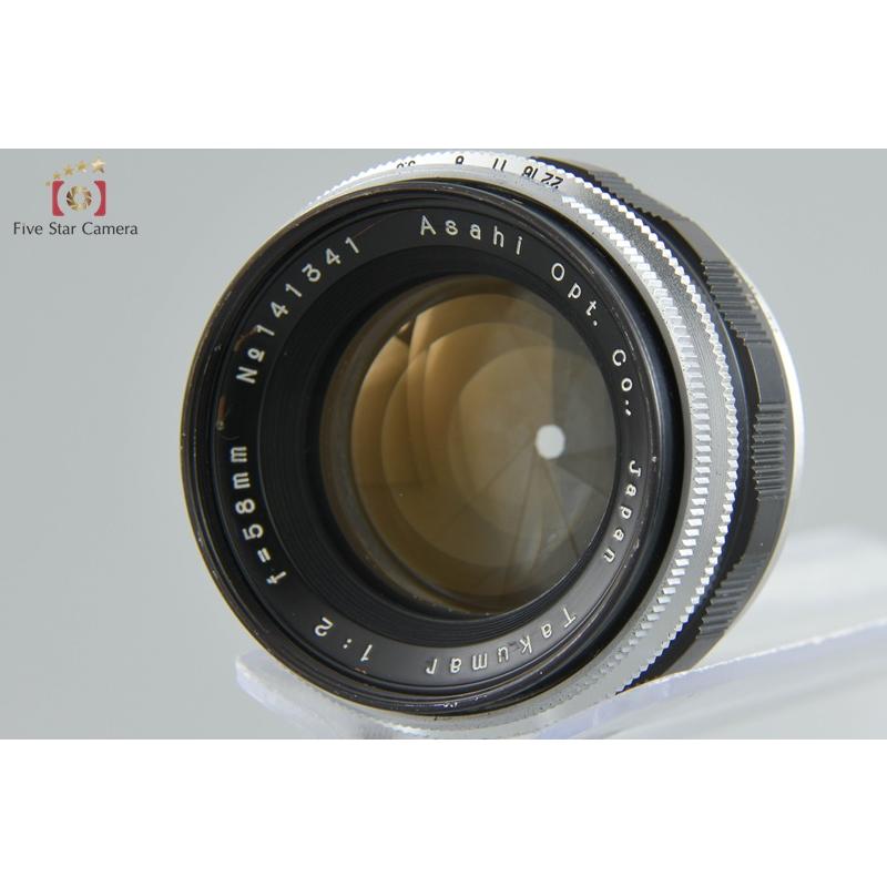 ペンタックス 【中古】PENTAX TAKUMAR 58mm f/2 : 中古カメラのファイブスターカメラ - 通販 - Yahoo!ショッピング