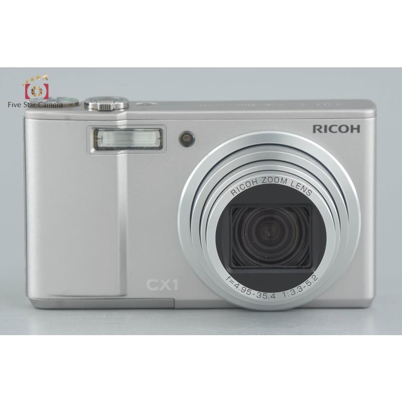 リコー 【中古】RICOH CX1 シルバー コンパクトデジタルカメラ シャッター回数僅少 : 中古カメラのファイブスターカメラ - 通販 - Yahoo!ショッピング