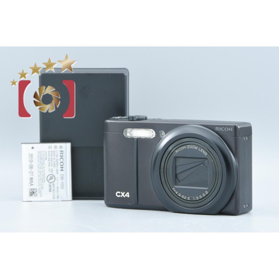 リコー 【中古】RICOH CX4 ブラック コンパクトデジタルカメラ シャッター回数僅少 : 中古カメラのファイブスターカメラ - 通販 - Yahoo!ショッピング