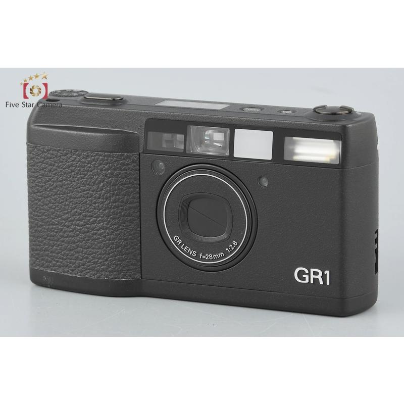 【中古】RICOH リコー GR1 ブラック コンパクトフィルムカメラ 元箱付き :ricoh-gr1-1207-:中古カメラのファイブスター ...