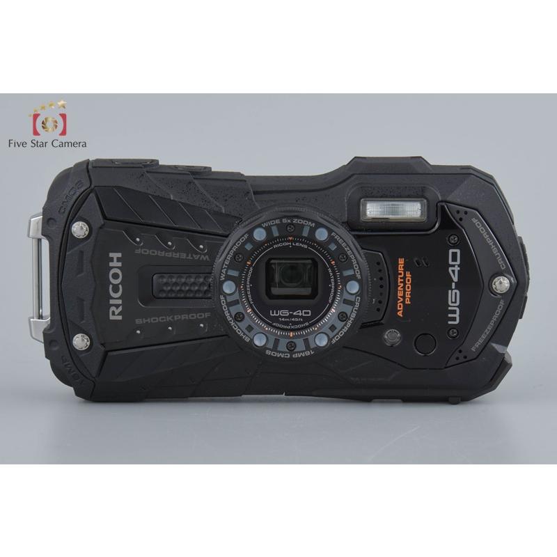 【中古】RICOH リコー WG-40 ブラック コンパクトデジタルカメラ シャッター回数僅少 : ricoh-wg-40-bk-0115-2- : 中古カメラのファイブスターカメラ - 通販 ...
