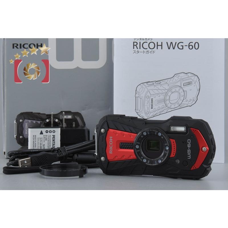 リコー 【中古】RICOH PENTAX ペンタックス WG-60 レッド 防水アクションカメラ シャッター回数僅少 元箱付き : 中古カメラのファイブスターカメラ - 通販 - Yahoo ...