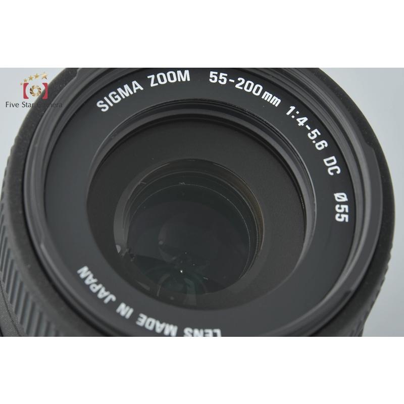 シグマ 【中古】SIGMA 55-200mm f/4-5.6 DC キヤノン用 : 中古カメラのファイブスターカメラ - 通販 - Yahoo!ショッピング
