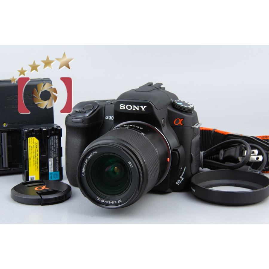 SONY 【中古】SONY ソニー α300 DSLR-A300 ブラック 18-70 レンズキット : 中古カメラのファイブスターカメラ - 通販 - Yahoo!ショッピング