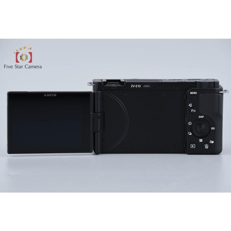 SONY 【中古】SONY ソニー α VLOGCAM ZV-E10 ダブルズームレンズキット ブラック シャッター回数僅少 元箱付き : 中古カメラのファイブスターカメラ - 通販 ...