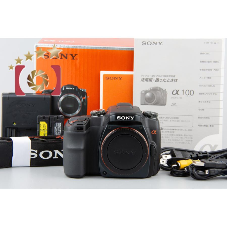 SONY 【中古】SONY ソニー α100 DSLR-A100 ブラック デジタル一眼レフカメラ 元箱付き : 中古カメラのファイブスター ...