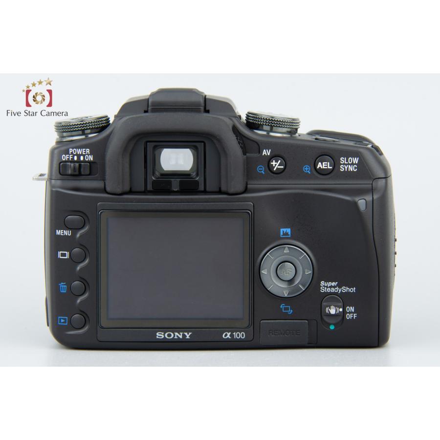 SONY 【中古】SONY ソニー α100 DSLR-A100 ブラック デジタル一眼レフカメラ 元箱付き : 中古カメラのファイブスター ...