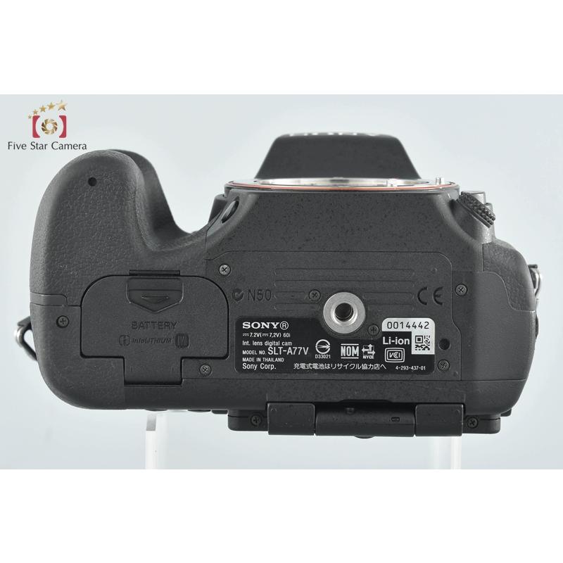 SONY（ソニー） 【中古】SONY α77 SLT-A77V デジタル一眼カメラ : 中古カメラのファイブスターカメラ - 通販 ...