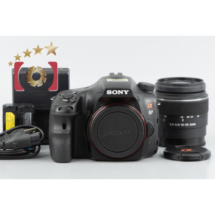 SONY（ソニー） 【中古】SONY α57 18-55 ズームレンズキット SLT-A57 : 中古カメラのファイブスターカメラ - 通販 ...
