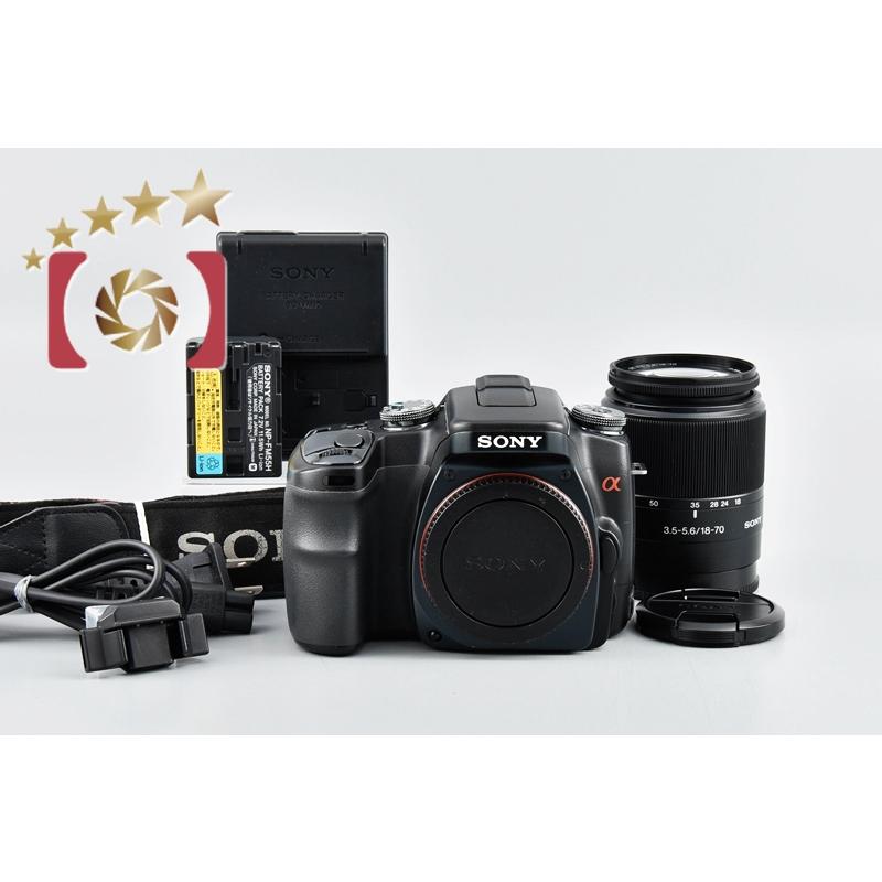 SONY 【中古】SONY ソニー α100 DSLR-A100 ズームレンズキット ブラック : 中古カメラのファイブスターカメラ - 通販 ...