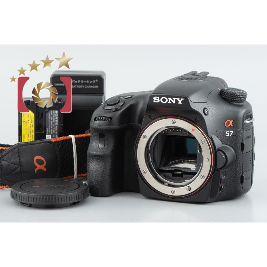 SONY 【中古】SONY ソニー α57 SLT-A57 デジタル一眼カメラ シャッター回数僅少 : 中古カメラのファイブスターカメラ ...