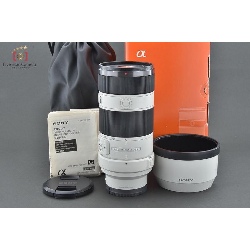 SONY 【中古】SONY ソニー FE 70-200mm f/4 G OSS SEL70200G : 中古カメラのファイブスターカメラ ...