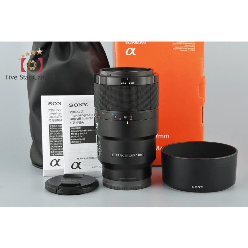 SONY 【中古】SONY ソニー FE 90mm f/2.8 Macro G OSS SEL90M28G : 中古カメラのファイブスター ...