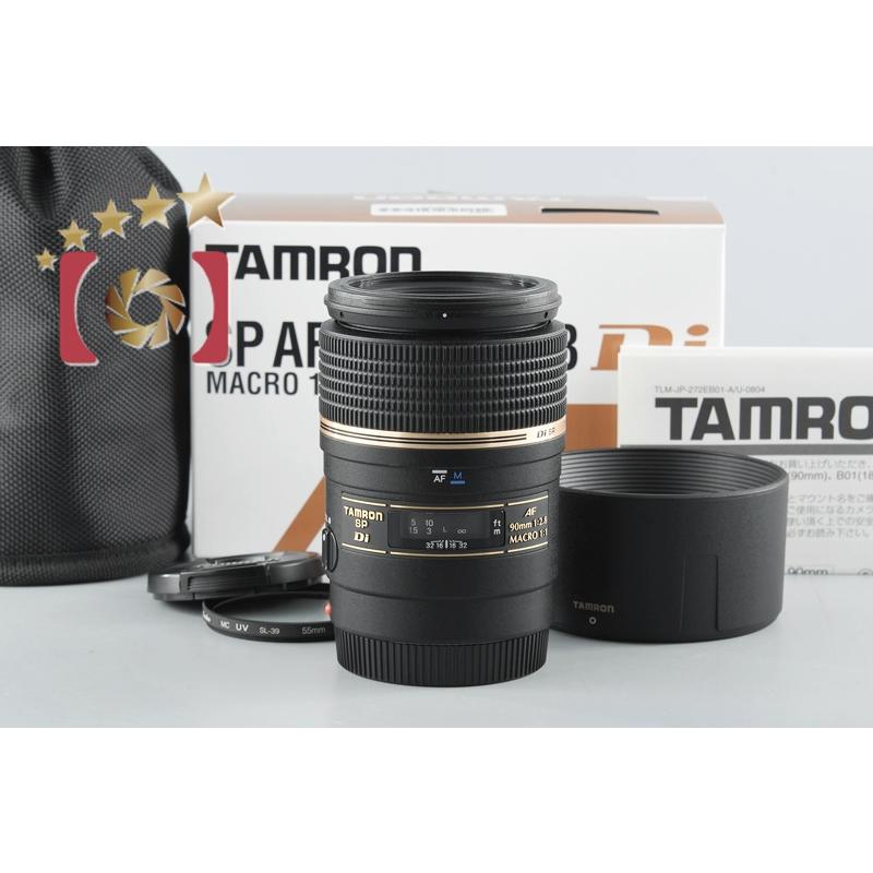 TAMRON 【中古】TAMRON タムロン 272E 272EM SP AF 90mm f/2.8 Di MACRO ソニーAマウント用 元箱付き : 中古カメラのファイブスターカメラ ...