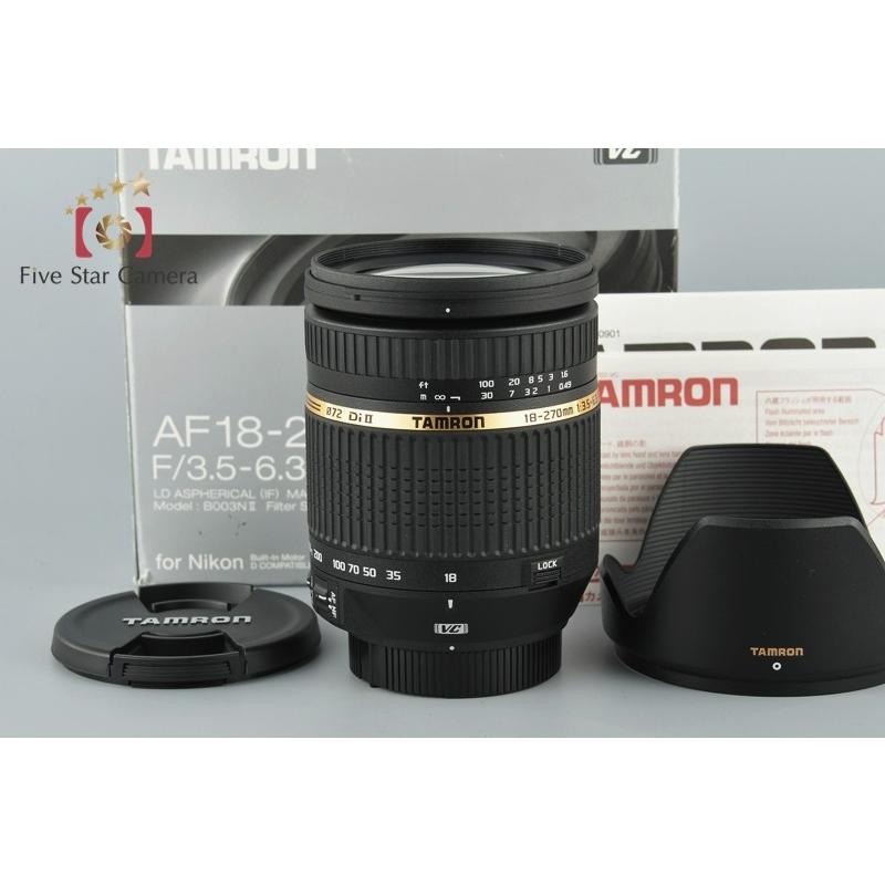 TAMRON 【中古】TAMRON タムロン B003 18-270mm f/3.5-6.3 Di II VC ニコン用 : 中古カメラの ...
