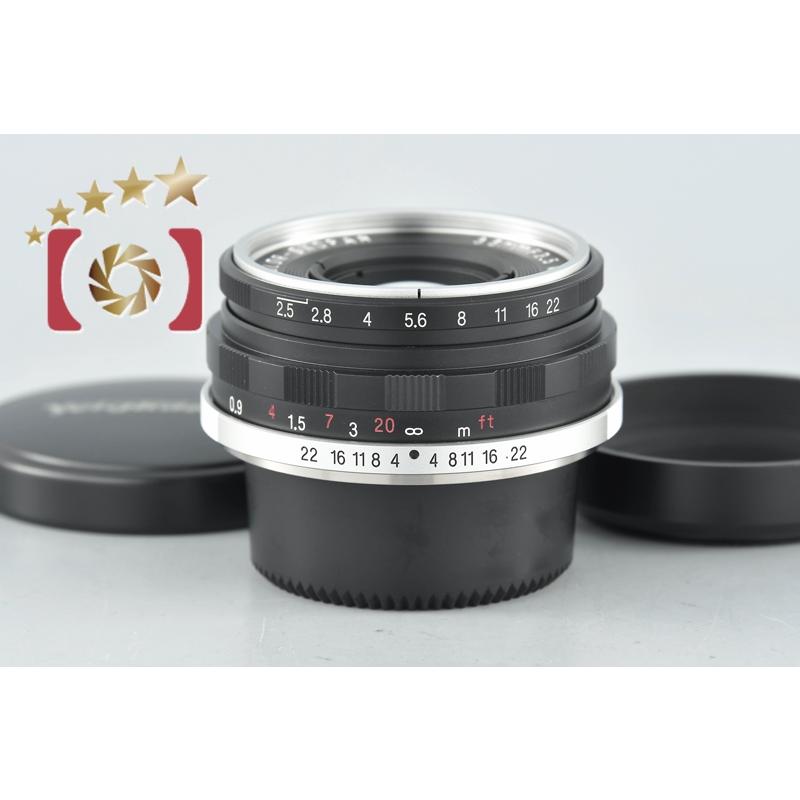 【中古】Voigtlander フォクトレンダー COLOR-SKOPAR 35mm f/2.5 MC L39 ライカスクリューマウント : 中古カメラのファイブスターカメラ - 通販 ...