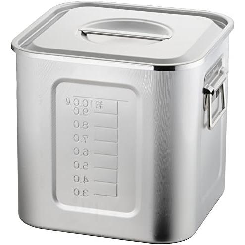 赤川器物製作所 AG 21-0 目盛付 角型キッチンポット 21cm (手付) : xb0039x6xc4 : Five Thousandストア - 通販 - Yahoo!ショッピング