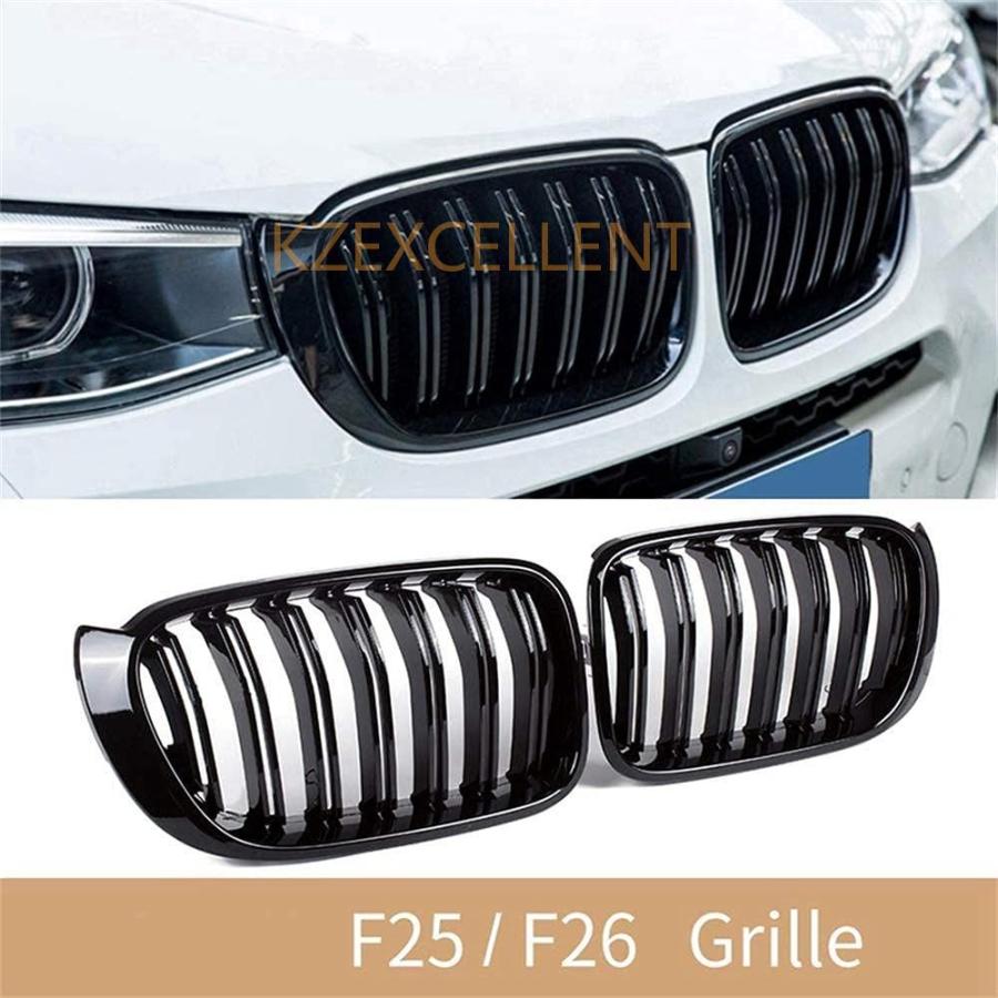 スポーツグリルBMW x 3 F25 x 4 F26 2014-2018フロントグリルダブルスラット : p2124542312733 : KZEXCELLENT - 通販 - Yahoo ...