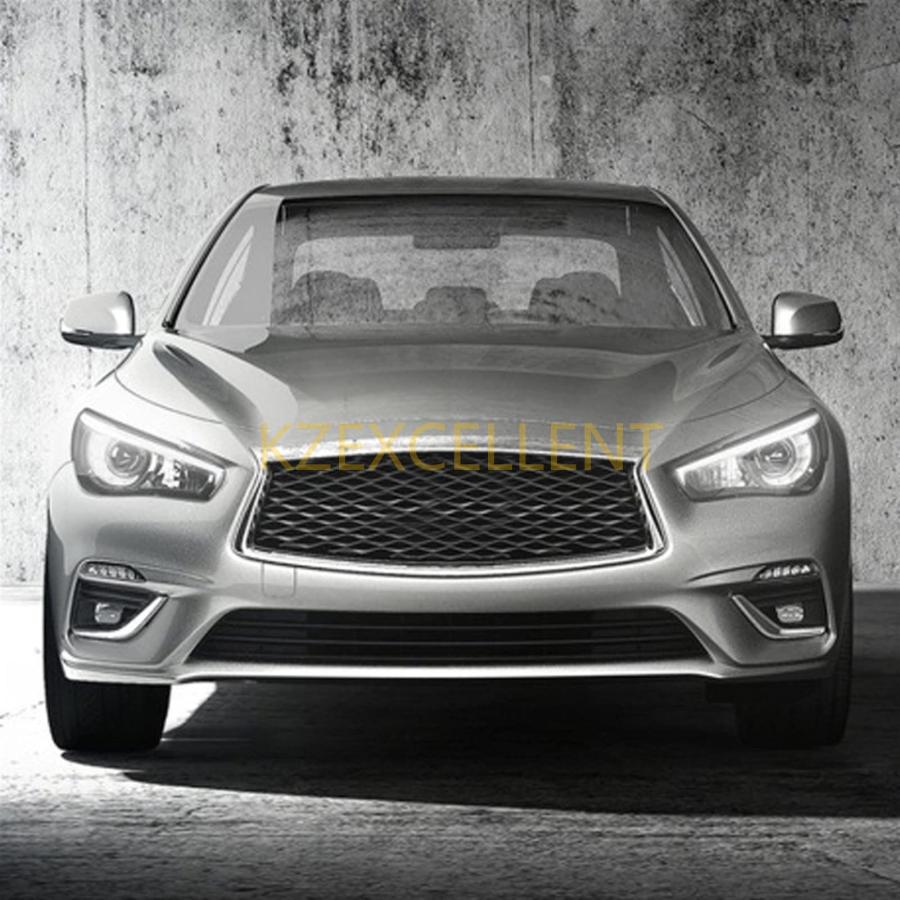 ドアバイザー ウィンドウ インフィニティ Q50 Q50S V37 2013-2019 サンレインシールドオーニングシェルタープロテクターカバー ガードデフレクター : KZEXCELLENT ...