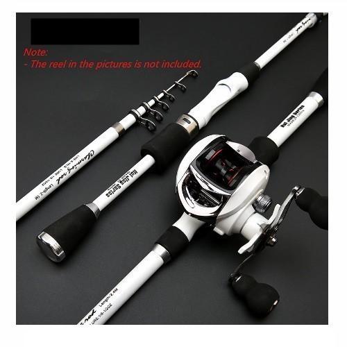 釣り竿 カーボンファイバー 伸縮式 釣り竿 1.8M 2.1M 2.4M ポータブル スピニング キャスティングロッド【色はランダム発送です ...