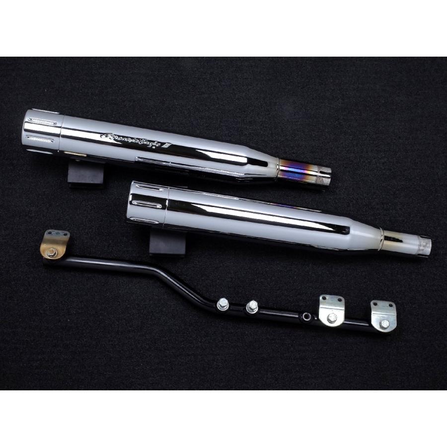 SOFTAIL 00~06 ソフテイル FXST FXSTS FXSTB スクリーミンイーグル 2 スリップオン マフラー サイレンサー ...