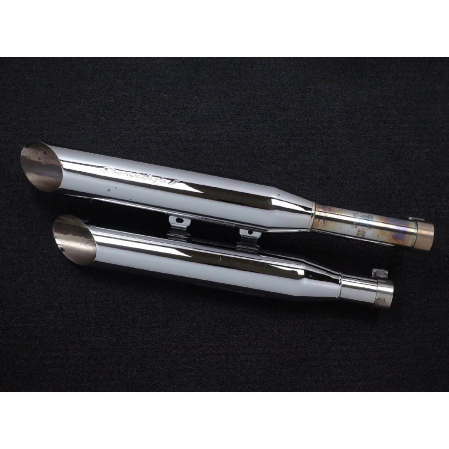 SOFTAIL 00~06 FLSTF ソフテイル ファットボーイ TC88 スクリーミンイーグルII スラッシュカット スリップオン ...