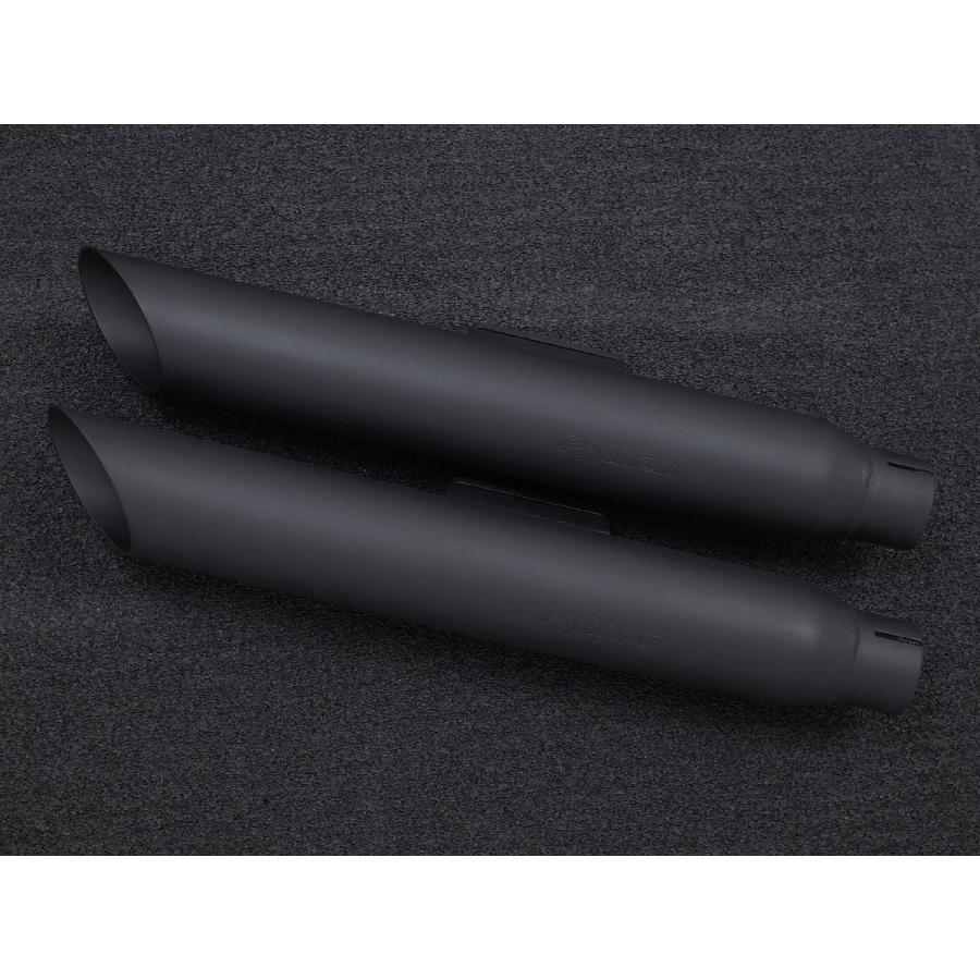 SOFTAIL 07~16 ソフテイル FXST FLSTC FXCW FXSB Python パイソン 2.5インチ スラッシュカット スリップオン マフラー サイレンサー : ファイブ ...