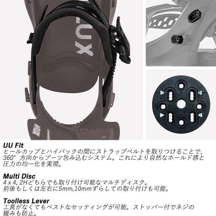 FLUX フラックス スノーボード ビンディング DS BLACK 23-24 FLUX フラックス スノーボード ビンディング DS BLACK 23-24