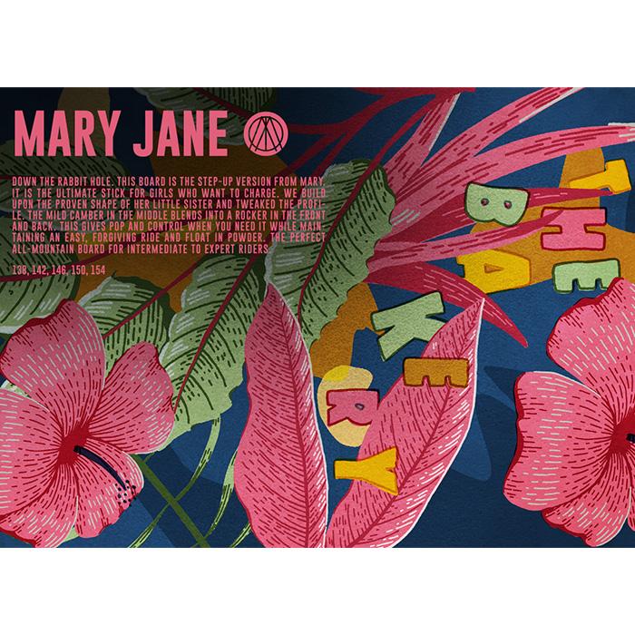 The Bakery ザベーカリー スノーボード 板 MARY JANE PIZZA VERY GUTI 24-25 モデル : F ...