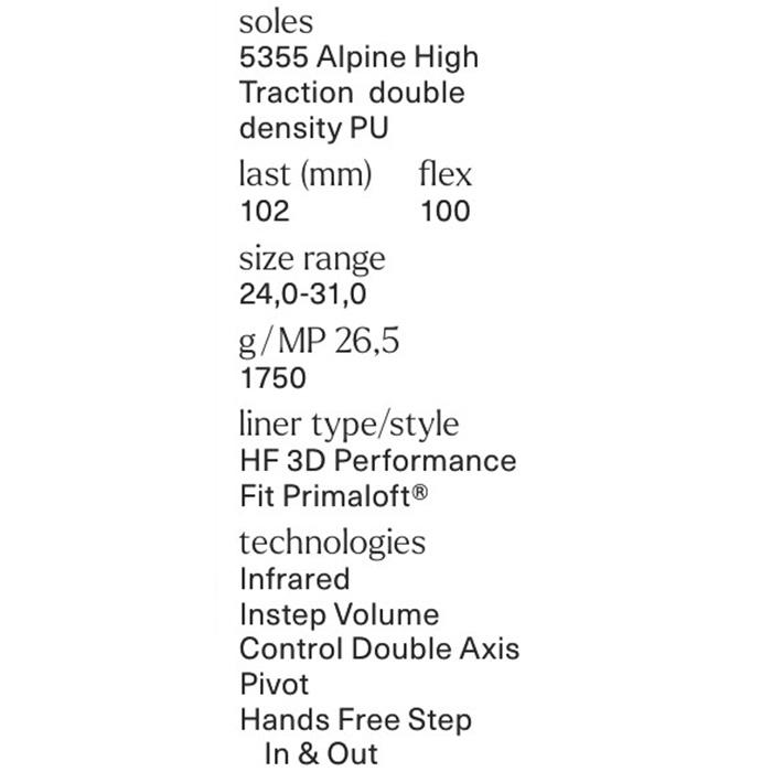 Nordica ノルディカ スキーブーツ HF 100 24-25 モデル : F.JANCK Yahoo!店 - 通販 - Yahoo!ショッピング