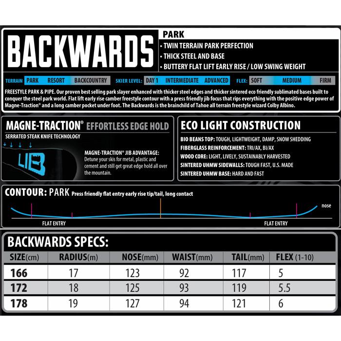 LIBTECH リブテック スキー板 BACKWARDS 板単品 25-26 モデル : F.JANCK Yahoo!店 - 通販 ...
