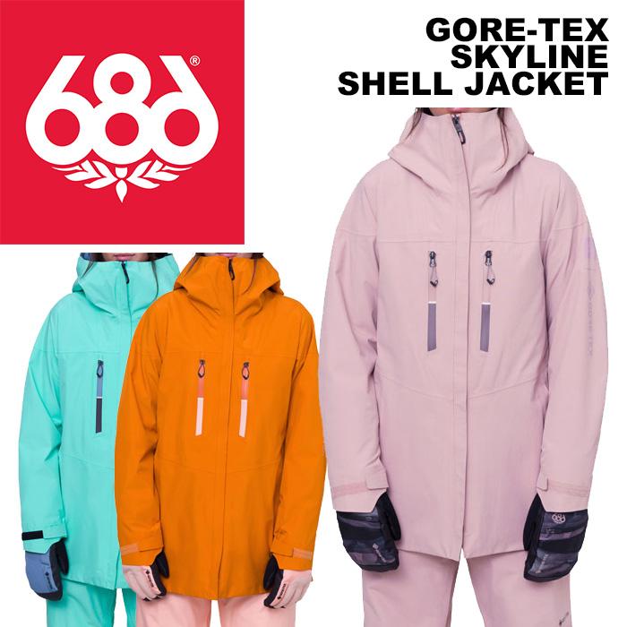 686 シックスエイトシックス ウェア GORE-TEX SKYLINE SHELL JACKET 23-24(2024)モデル レディース ジャケット : F.JANCK Yahoo!店 ...