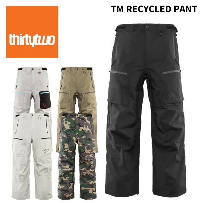 THIRTYTWO サーティーツー ウェア TM RECYCLED PANT 25-26(2026)モデル パンツ : F.JANCK ...