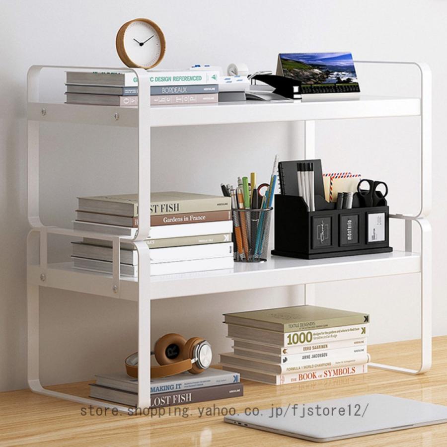 卓上ラック 机上ラック 幅30×奥行20×高さ36cm 棚 ラック 卓上棚2段 机上本棚 デスク上置き棚 卓上収納 組み立て簡単 机上整理 大容量 おしゃれ : bv3-uiw-cqnx34 ...