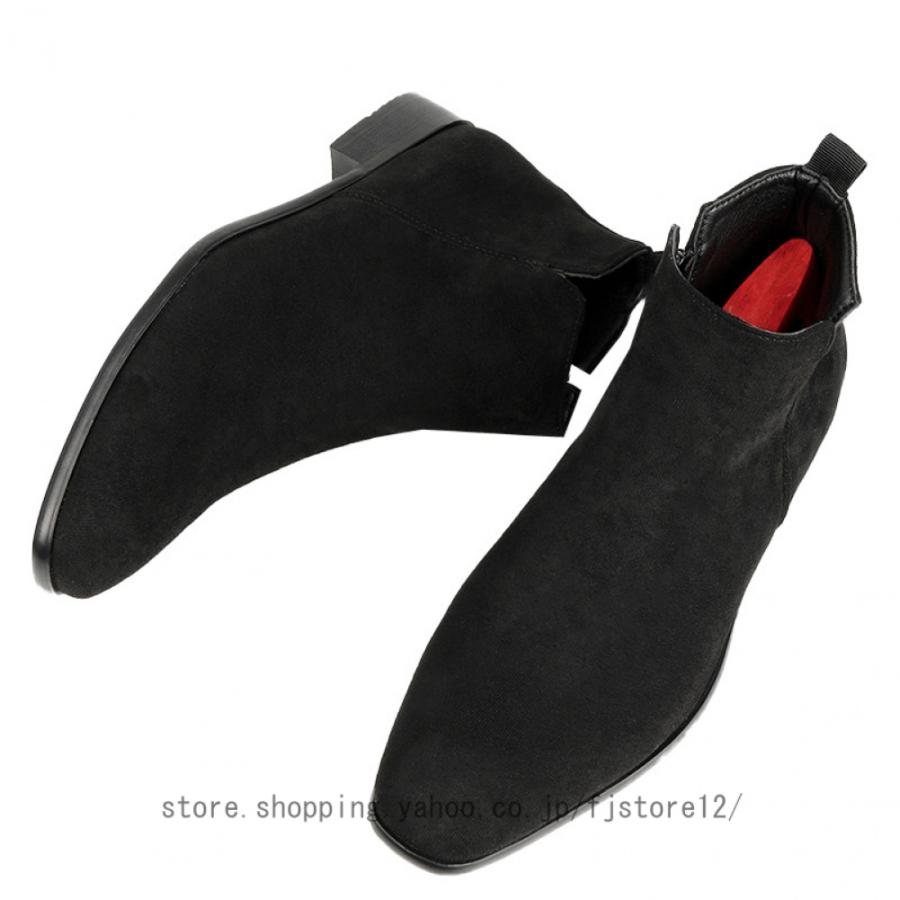 サイドゴアブーツ メンズ 牛革 ショートブーツ ビジネスシューズ ブランド 撥水加工 靴 ブーツ ラウンドトゥ プレーントゥ 黒 茶 ブラック ブラウン : n04-y8c-gtrfd ...