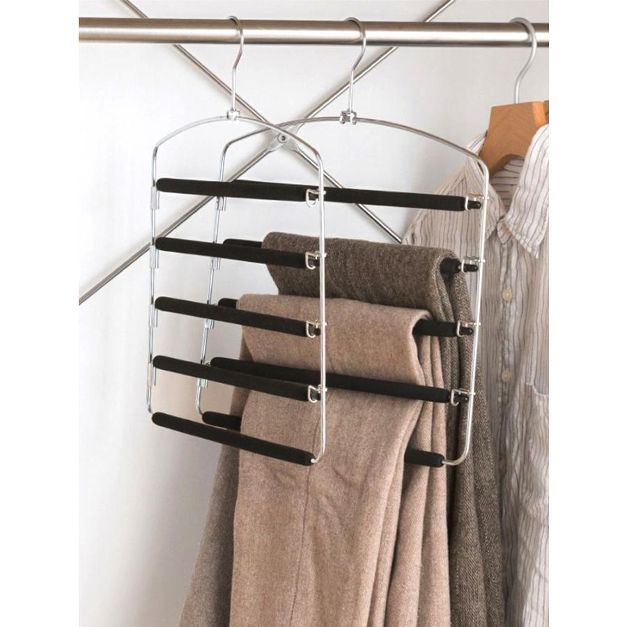 ズボンハンガー ズボン収納 マルチハンガー パンツ ハンガー スラックスハンガー 滑り止め ステンレス鋼 回転可能 多機能 :p211251014250:FKD SHOP - 通販 ...