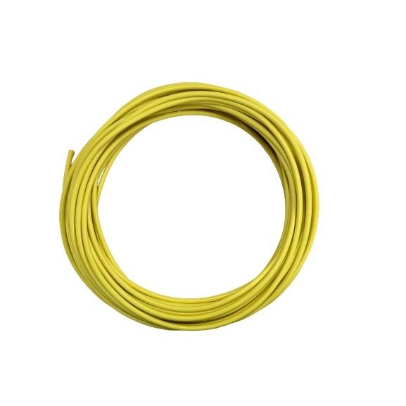 KIVケーブル 2sq ＜黄＞ 600Vケーブル 電気機器用ビニル絶縁電線 絶縁キャップ付き（切り売り1m〜）23m :kiv2-2300-YE:FKK - 通販 - Yahoo!ショッピング