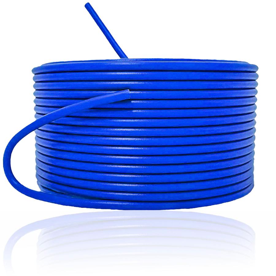 KIVケーブル 2sq ＜青＞ 600Vケーブル 電気機器用ビニル絶縁電線 絶縁キャップ付き（切り売り1m〜）44m :kiv2-4400-BL:FKK - 通販 - Yahoo!ショッピング