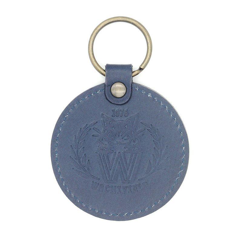 猫のダヤン WFCレザーキーホルダー~ネイビー~ : FLACON - 通販 - Yahoo!ショッピング