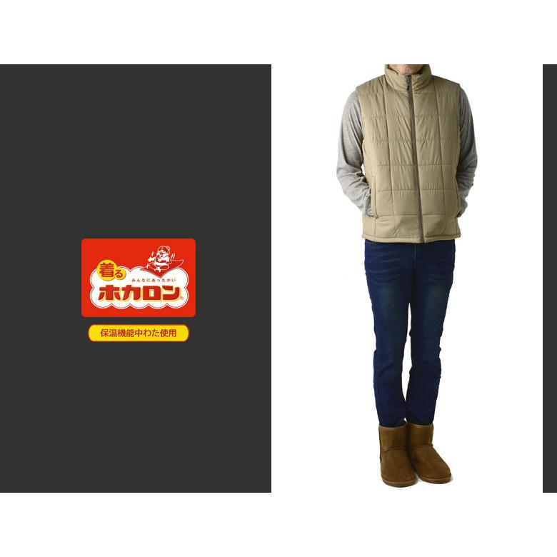 ホカロン 着るホカロン 中綿ベスト メンズ ホカロンベスト ジレ 保温機能中わた アウター 新作 セール A0D 爆買 : フラグオンクルー - 通販 - Yahoo!ショッピング