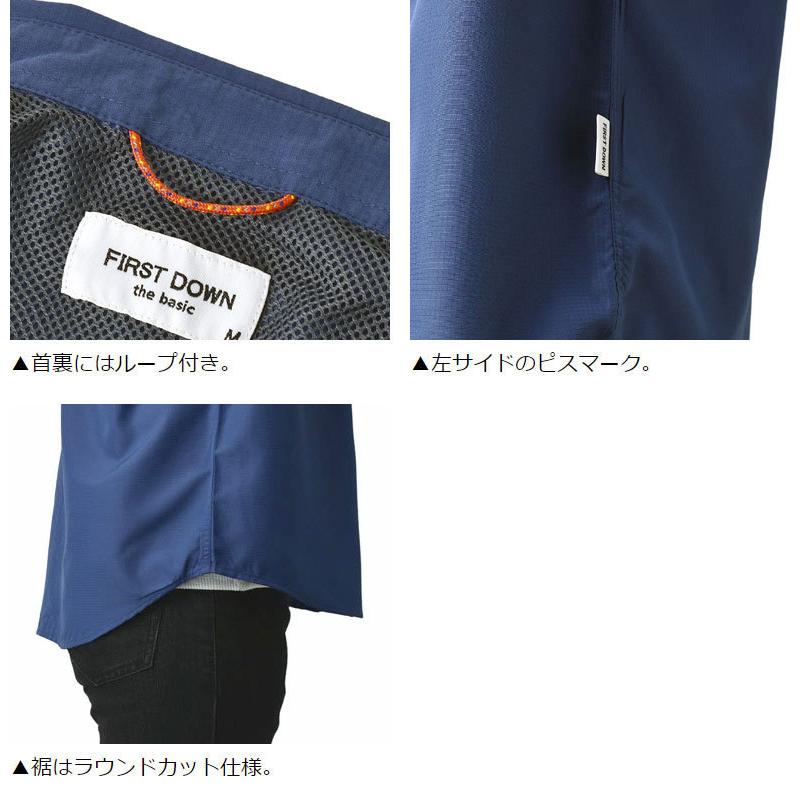FIRST DOWN ファーストダウン FIRSTDOWN thebasic オーバーシャツ ジャケット メンズ 半袖 シャツ 夏アウター ワークシャツ トップス A1L セール【パケ1】 爆 ...