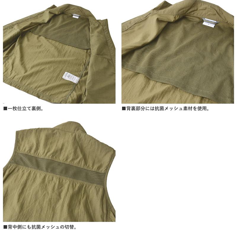 FIRSTDOWN thebasic ファーストダウン メンズ ナイロンベスト 抗菌防臭 メッシュ ワッシャー加工 軽量 A2F セール【パケ1】 : a2f : FLAG ON CREW ...