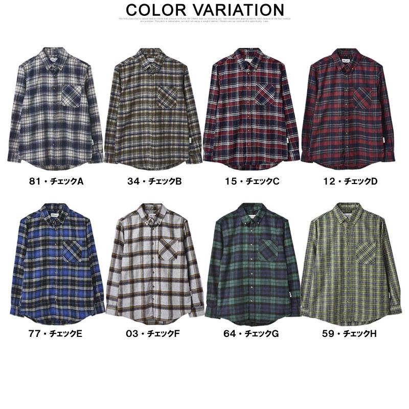 FIRSTDOWN the basic ファーストダウン ネルシャツ メンズ 長袖 起毛シャツ 厚手 ボタンダウン トップス 秋 冬 B8L【パケ1】 : b8l : FLAG ON CREW ...